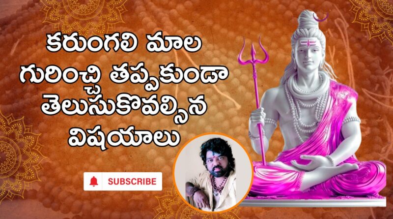 Benefits Of Karungali Mala - Every Hindu Must Wear | Original Karungali ...