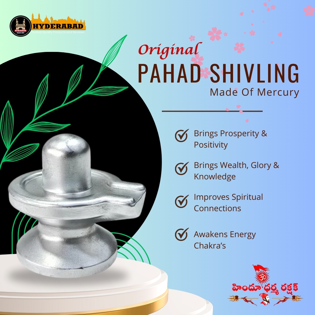 Original Parad Shivling – Energized Mercury Shivling for Home Temple ...